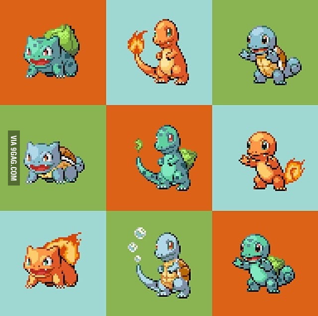 Starters as different types. - 9GAG