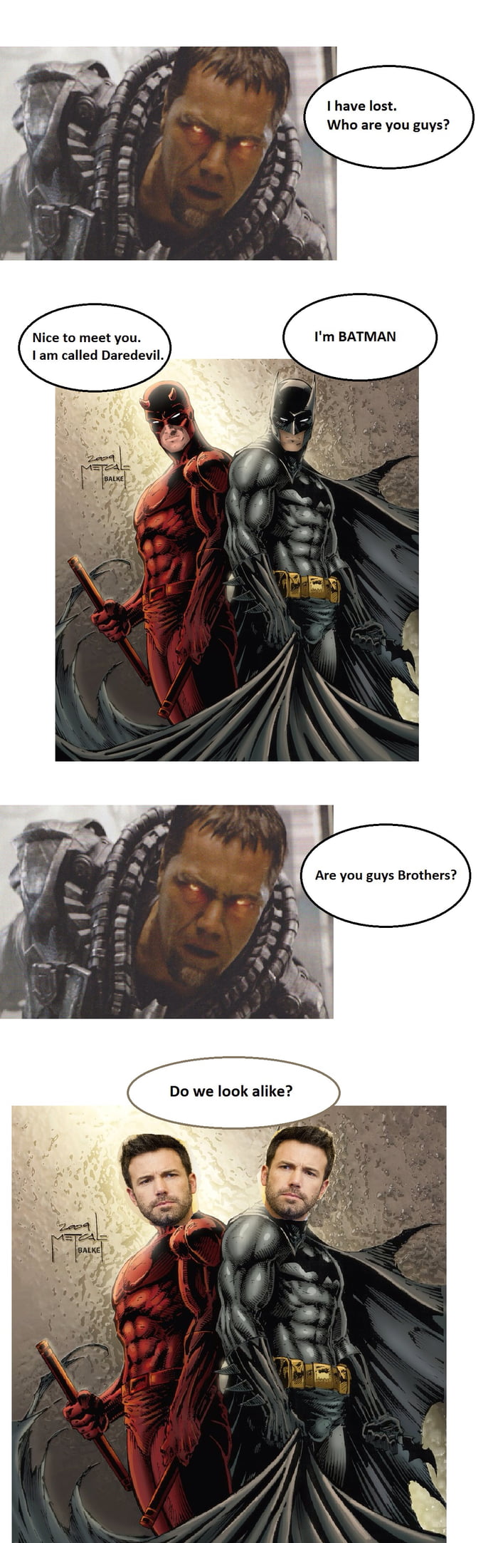 Batman and Daredevil vs. the World - 9GAG