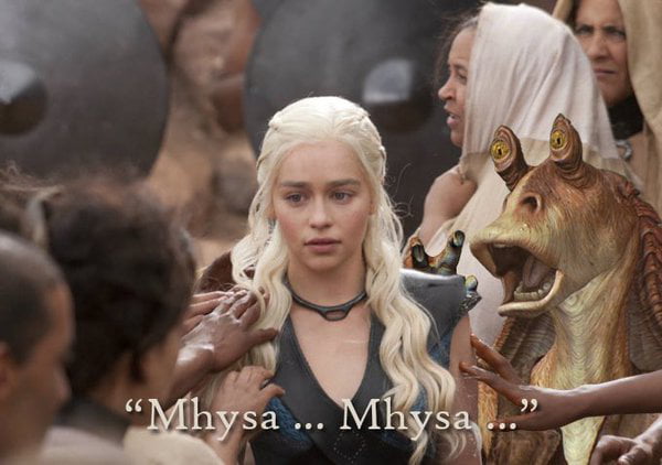 Every time they say "Mhysa" on GoT, I see this. - 9GAG