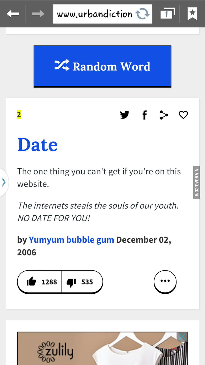 Urban dictionary has spoken - 9GAG