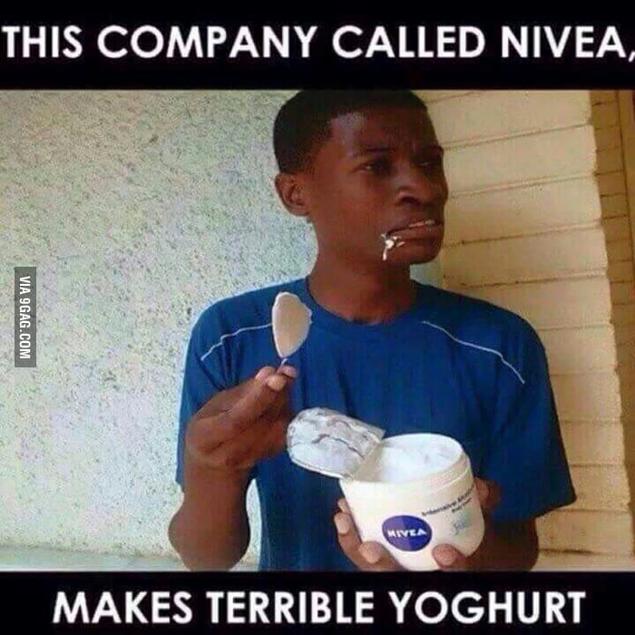 Nivea yoghurt?? - 9GAG