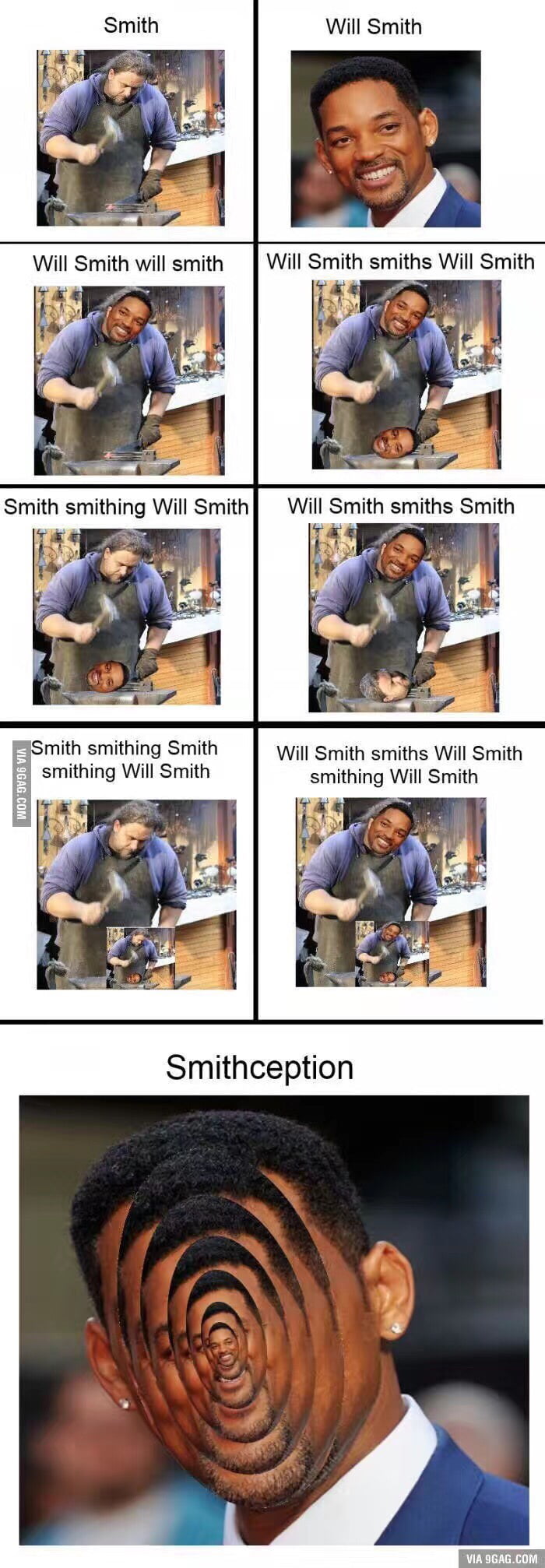 Will Smith smith smith smithing Will Smith?🤔 - 9GAG