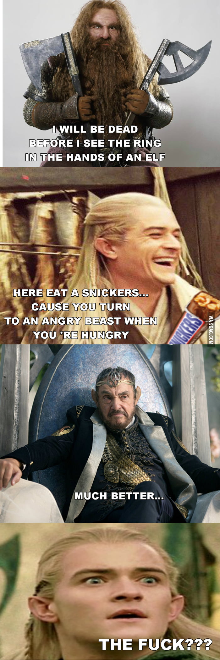 YOU EITHER DIE AS A DWARF... OR YOU LIVE LONG ENOUGH TO BECOME AN ELF... - 9GAG