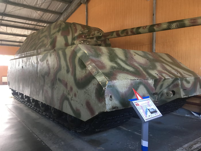 Maus - heaviest tank ever produced. Designed by Germans closer to the ...