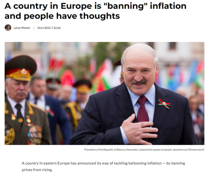 Dont like inflation? just ban it. EZ - 9GAG