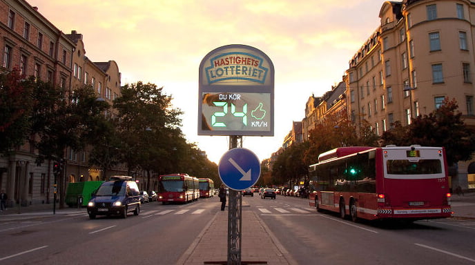 The Speed Camera Lottery In Stockholm, Sweden - drive at or under the ...