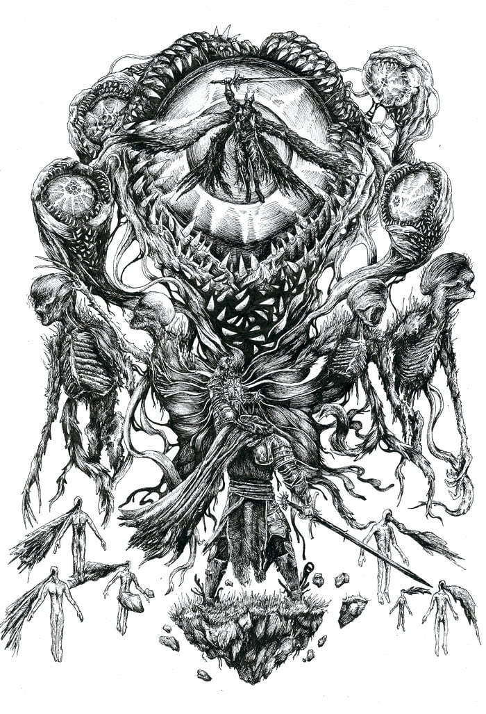 My fanart of lords of the fallen - 9GAG