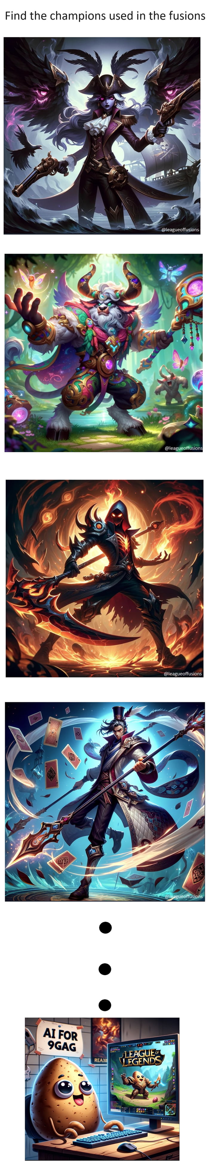 League of Legends AI fusions! - 9GAG