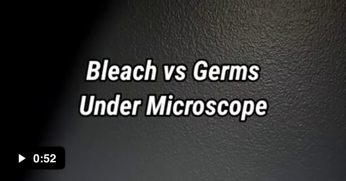 Bleach vs germs under microscope (@closeintel) - 9GAG
