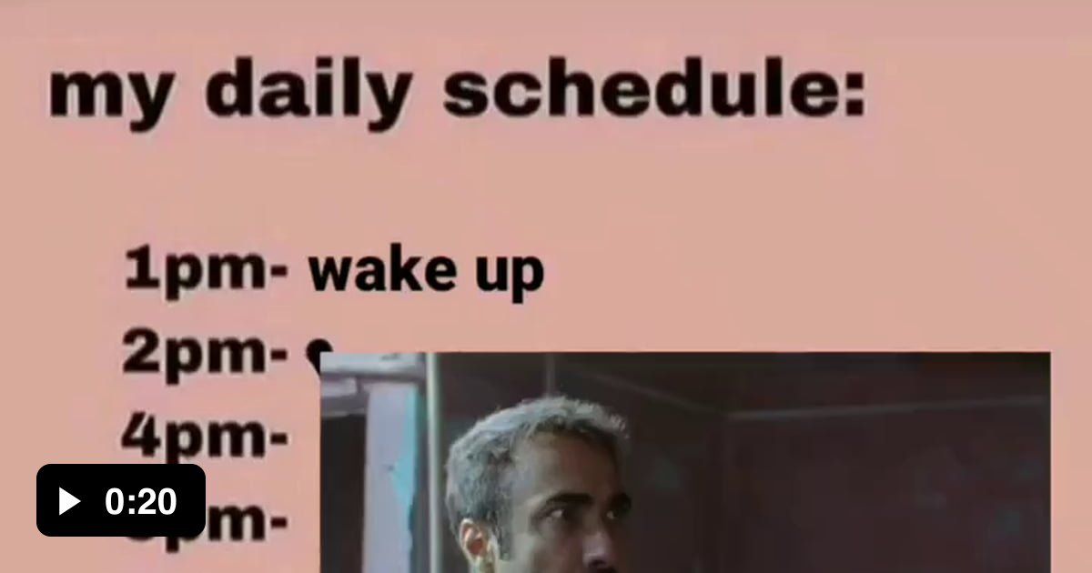 Ye lo daily schedule - 9GAG