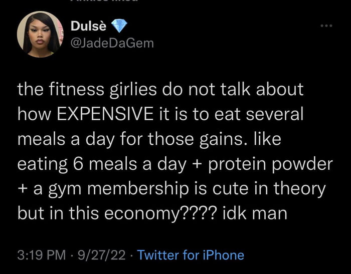 Being healthy can be expensive - 9GAG