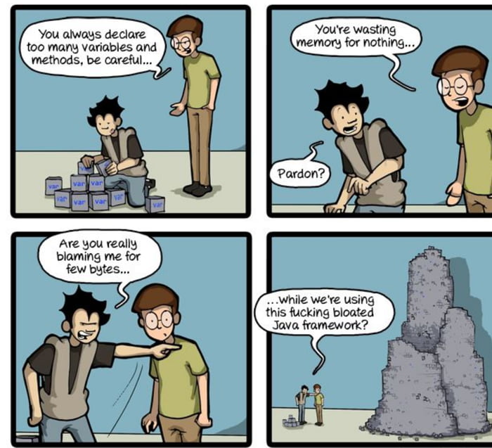 It's the framework - 9GAG