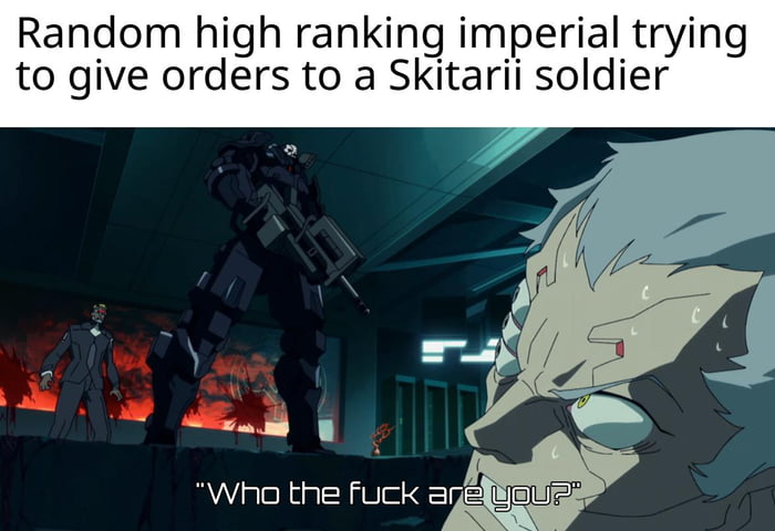 Adam Smasher is peak Skitarii performance. - 9GAG