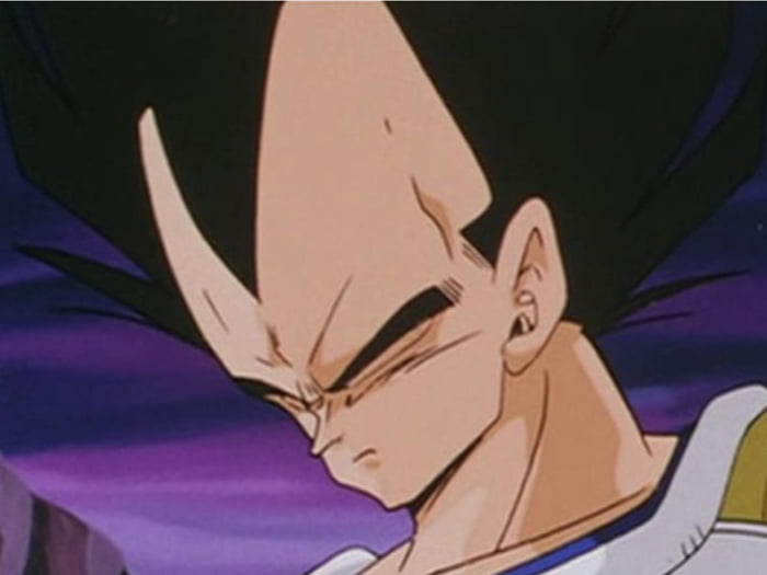 Vegeta, prince of mcdonalds, king of foreheads - 9GAG