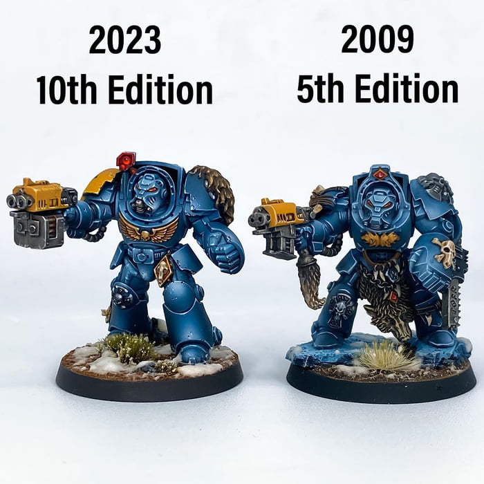 Old Wolf Guard Terminator kit vs New Terminator kit - 9GAG