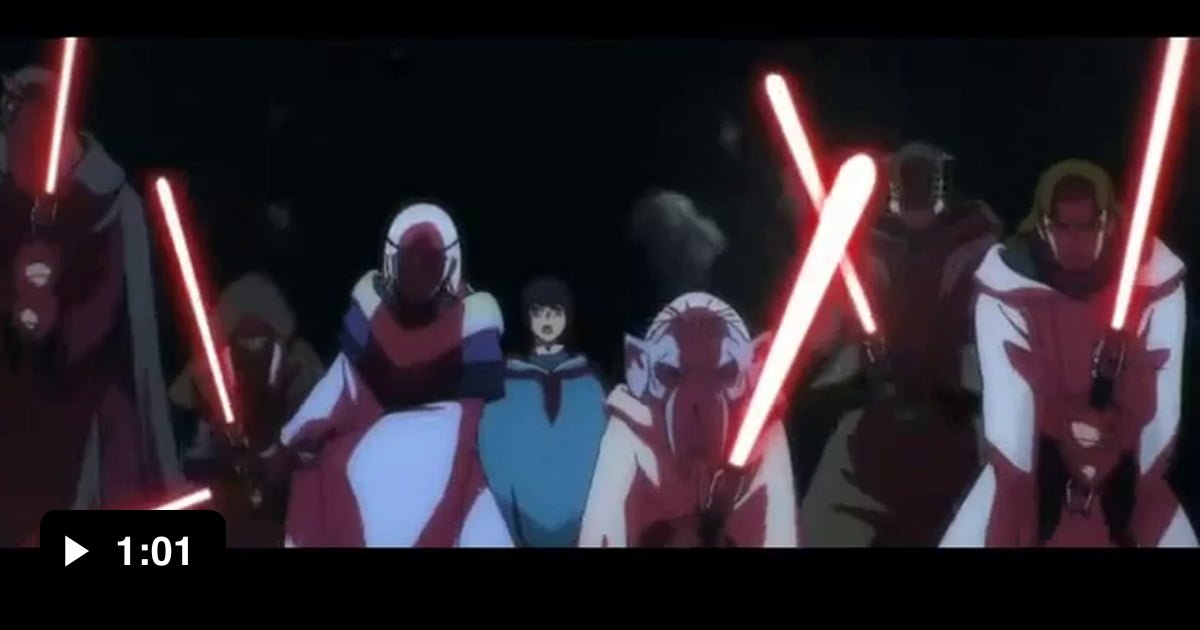 Star Wars Visions: S01 Ep05. Love the concept of the lightsaber ...