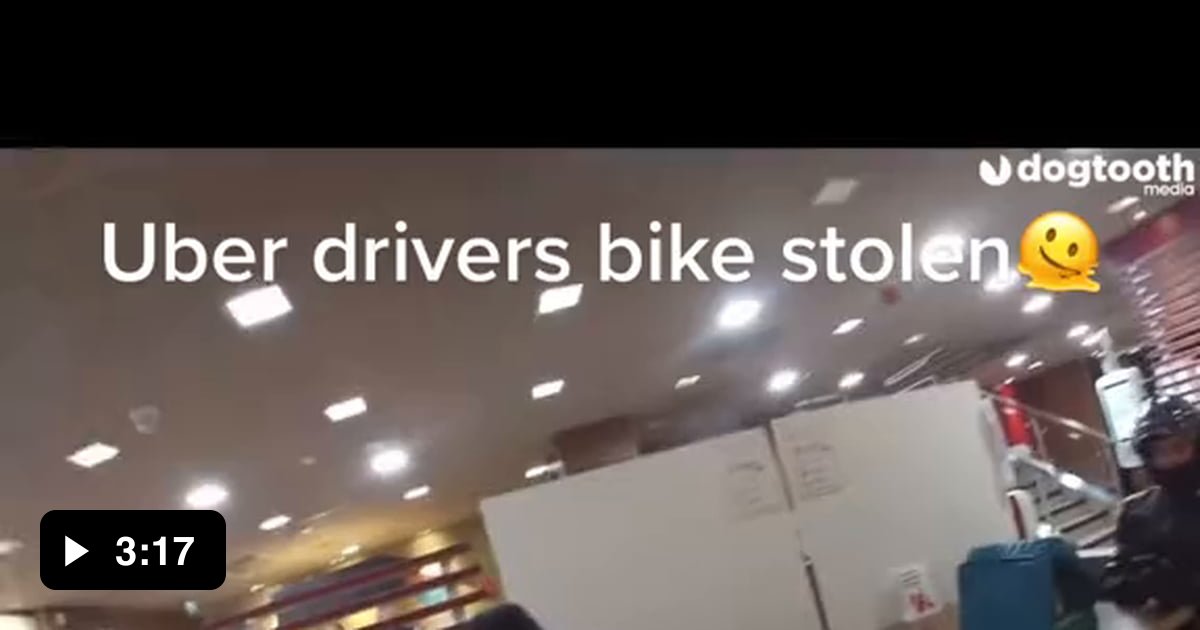 Uber drivers bike stolen - 9GAG