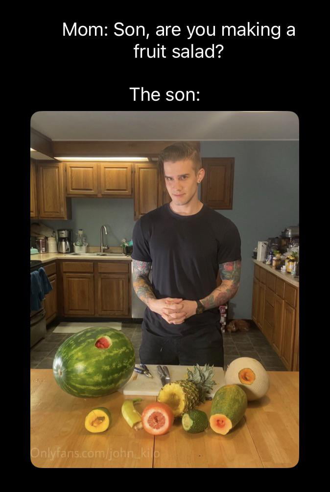 Watermelon, mango, avocado… - 9GAG