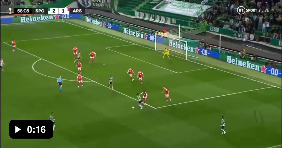 59' Gabriel Martinelli great run, St Juste great tackle. - 9GAG