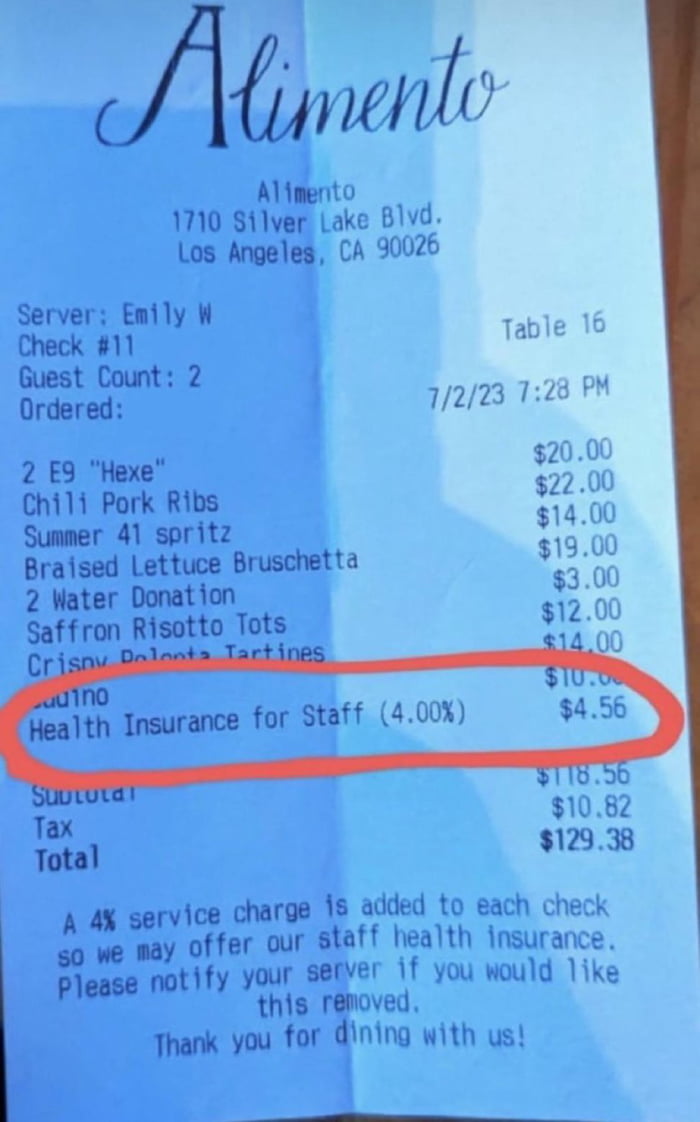 No costumers, no health insurance ? - 9GAG