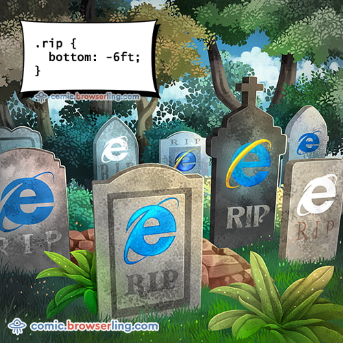 Graveyard - Web Developer Joke - 9GAG