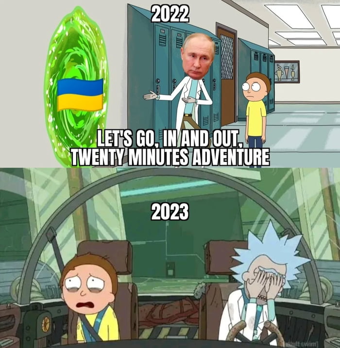 Almost a year into the 3 day special military operation... - 9GAG