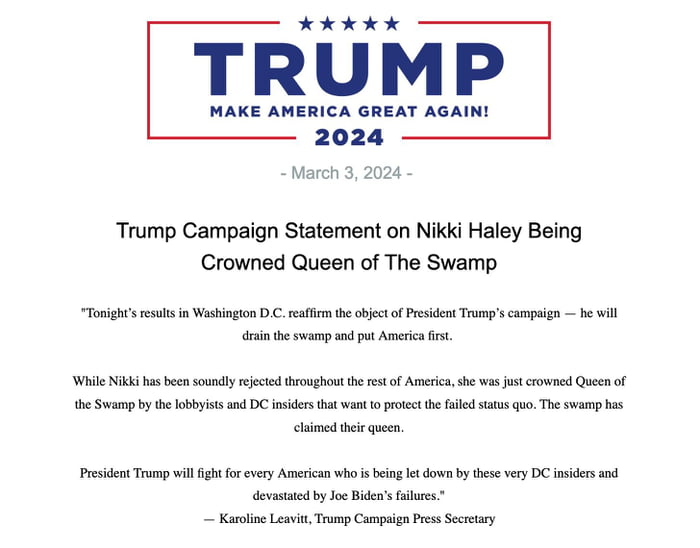 Can't wait for a crowd to chant that to her face. "ALL HAIL NIKKI HALEY ...