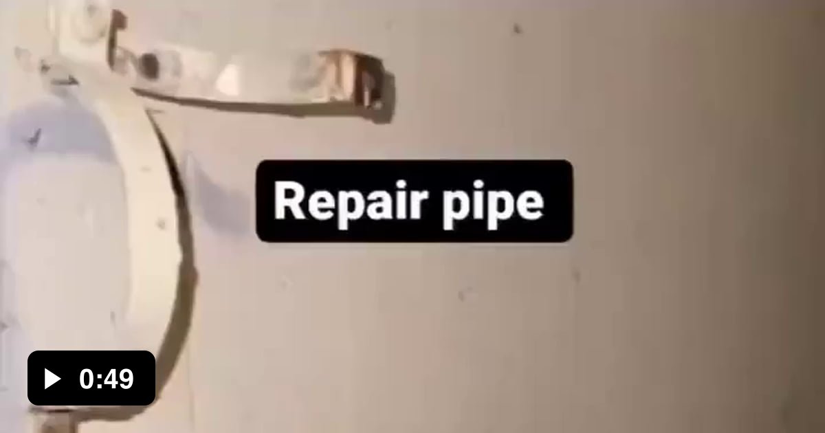 Adding New Lining To Old Pipes, Instead Of Replacing The Entire Pipe - 9GAG