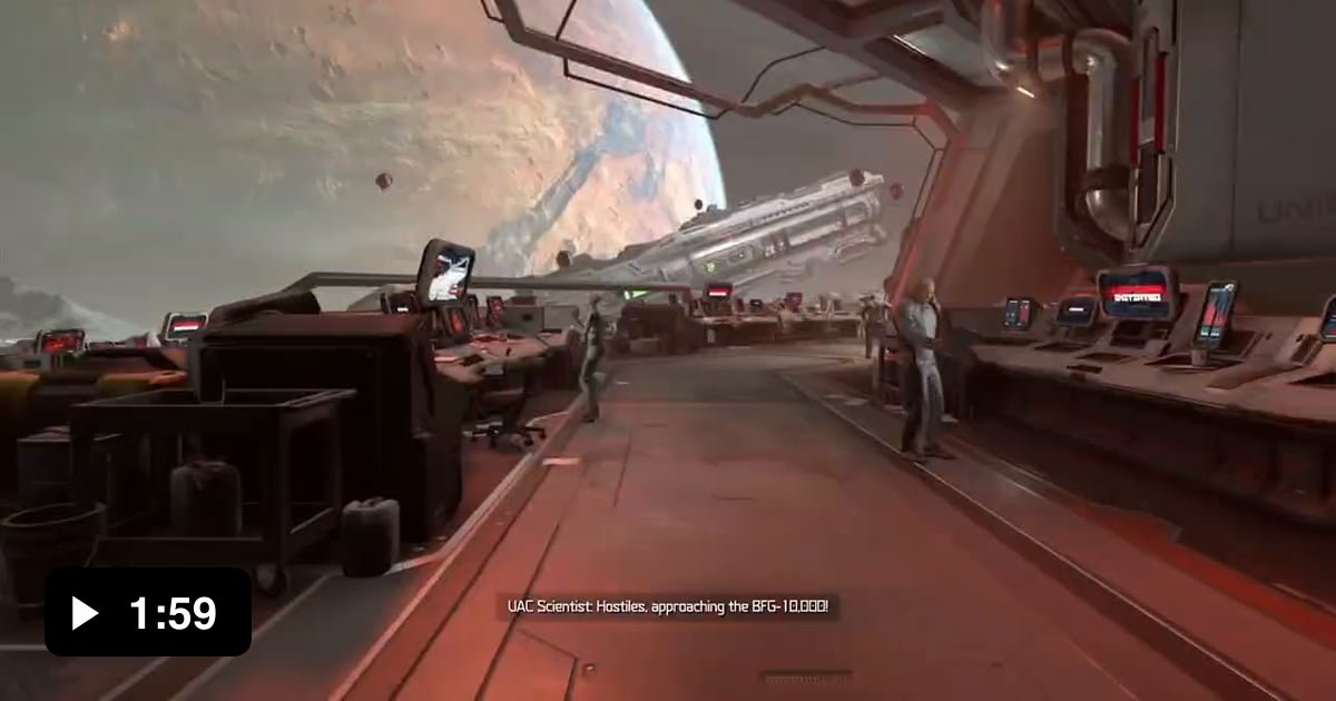 One of the best cutscenes in gaming history. [Doom Eternal] - 9GAG