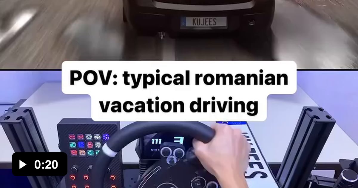 When you are a romanian driver ! - 9GAG