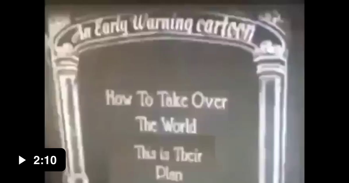 "An early warning cartoon" 1930 - 9GAG