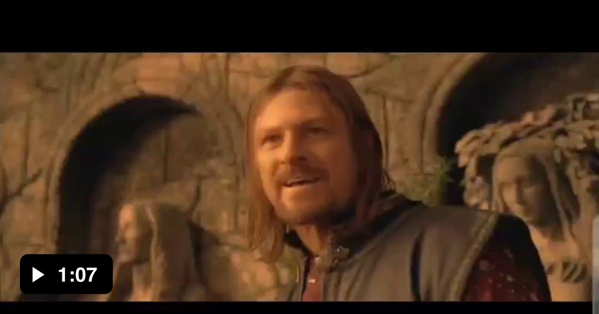 LotR rare deleted scene. - 9GAG