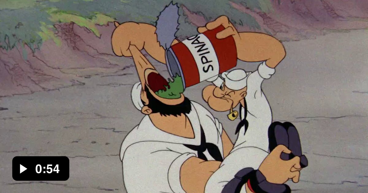 Bluto destroying Popeye - 9GAG
