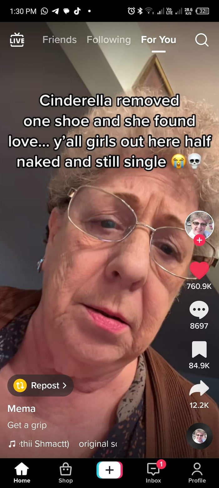 Grandma is spitting faks.. - 9GAG