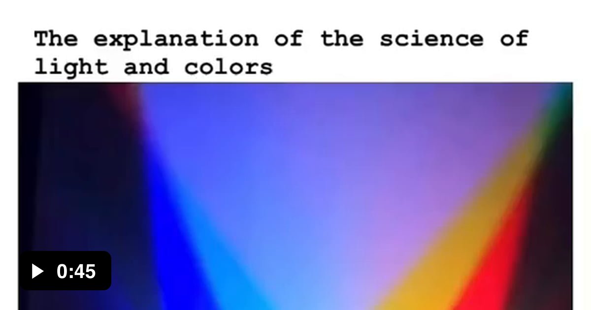 Light and Colors - 9GAG