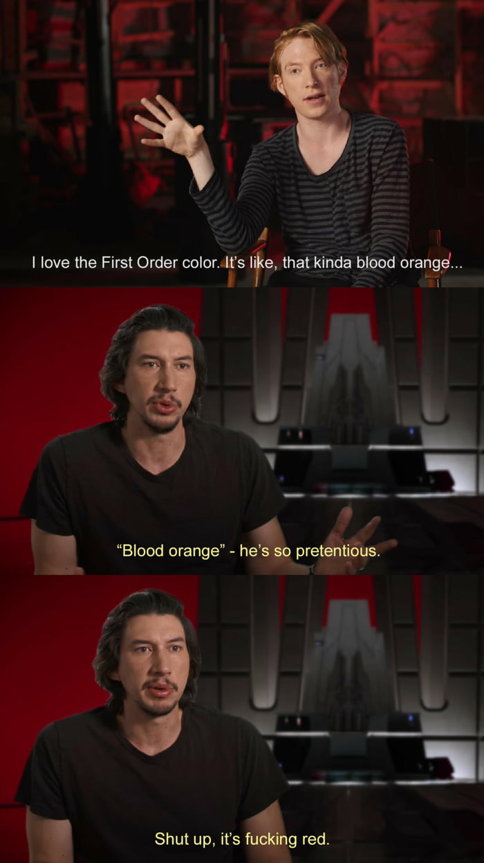 It's 'red' Adam, It's literally 'red' - 9GAG