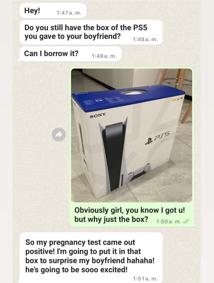 Oof, ooof, big ooof.... who's gonna tell her? I can already tell this ...