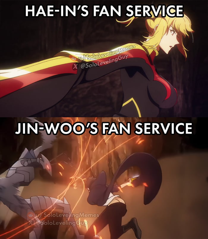 Solo Leveling fan service: - 9GAG