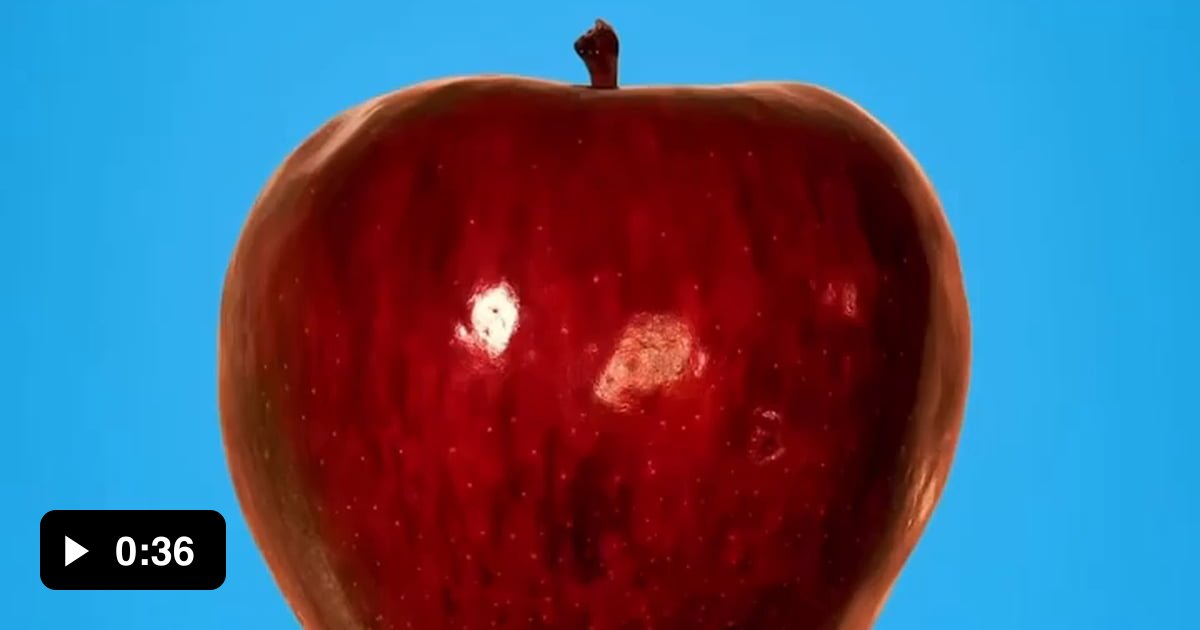 Stop-motion shows hidden patterns inside fruits and vegetables. - 9GAG