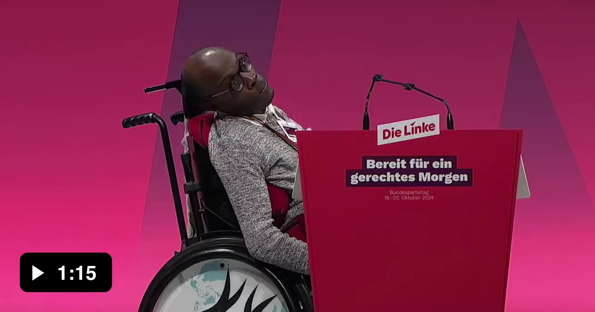 The speaker at the German leftist political party - 9GAG