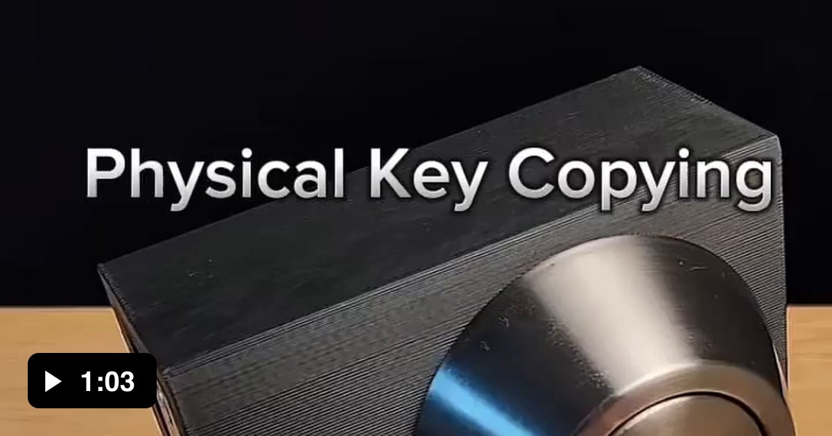 This is how physical keys are copied - 9GAG