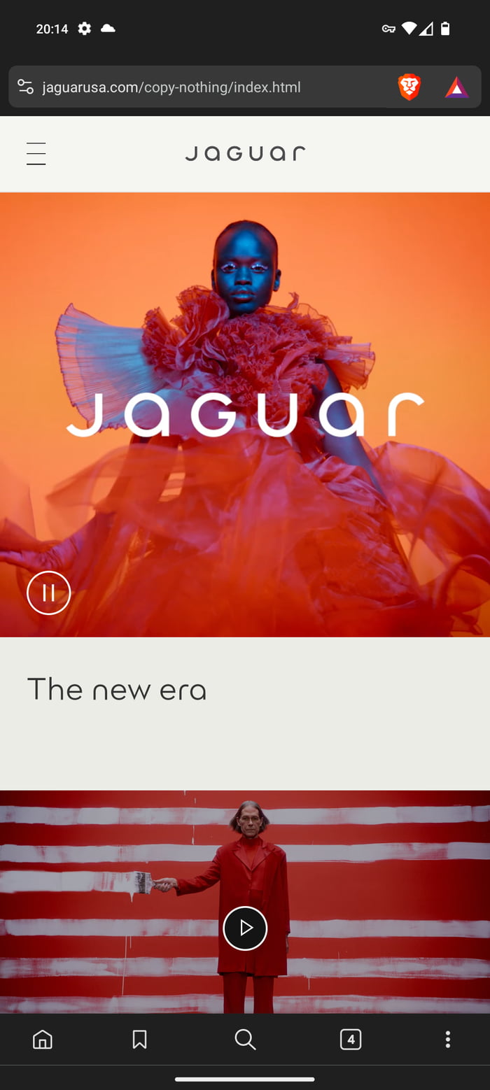 Jaguar (Tata) looks like they're go woke go broke in new branding exercise. Website doesn't have ...