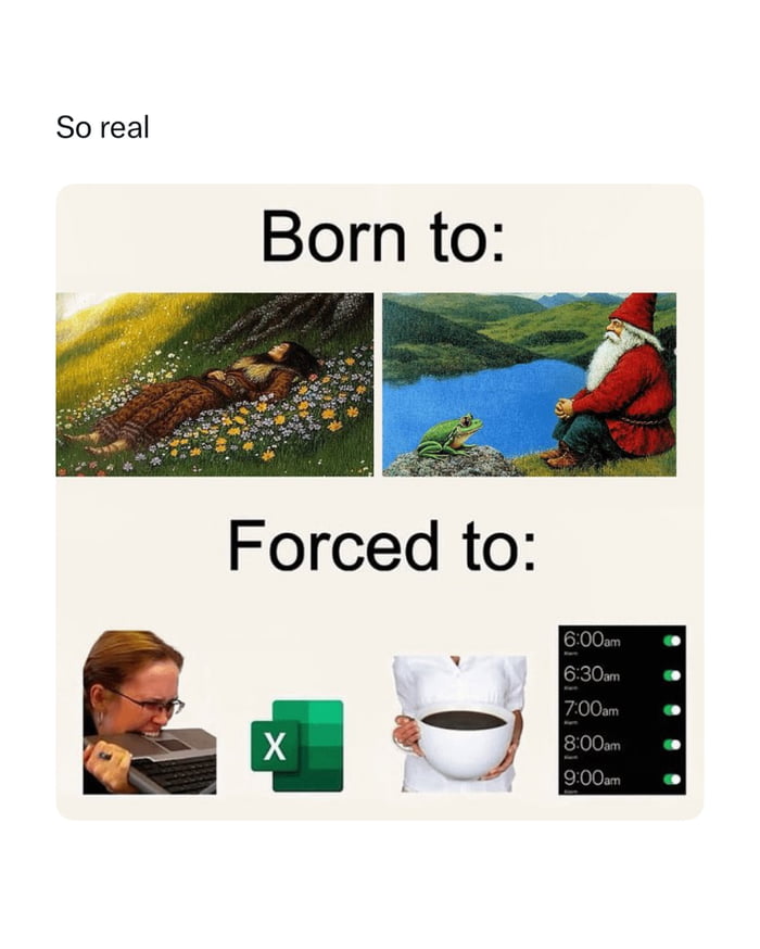 Born to be a forest gnome, forced to be an excel warrior - 9GAG
