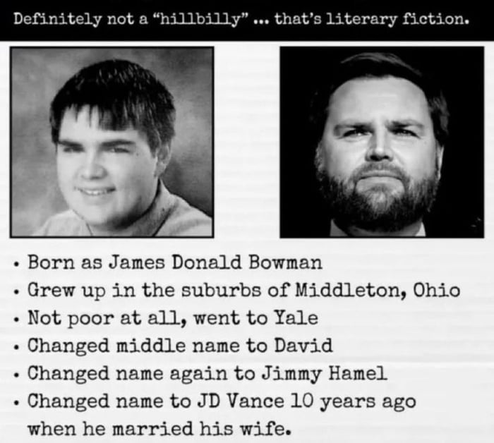 No Hillbilly only fiction names - 9GAG