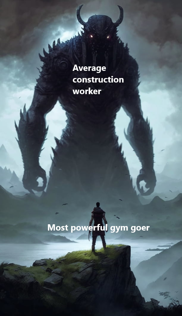 I think i should get myself into construction, you get paid for working out - 9GAG