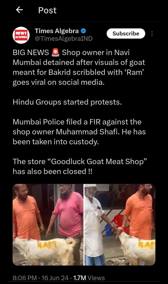 I think it was referring to “RAM” a male sheep and not the lord?😭 - 9GAG