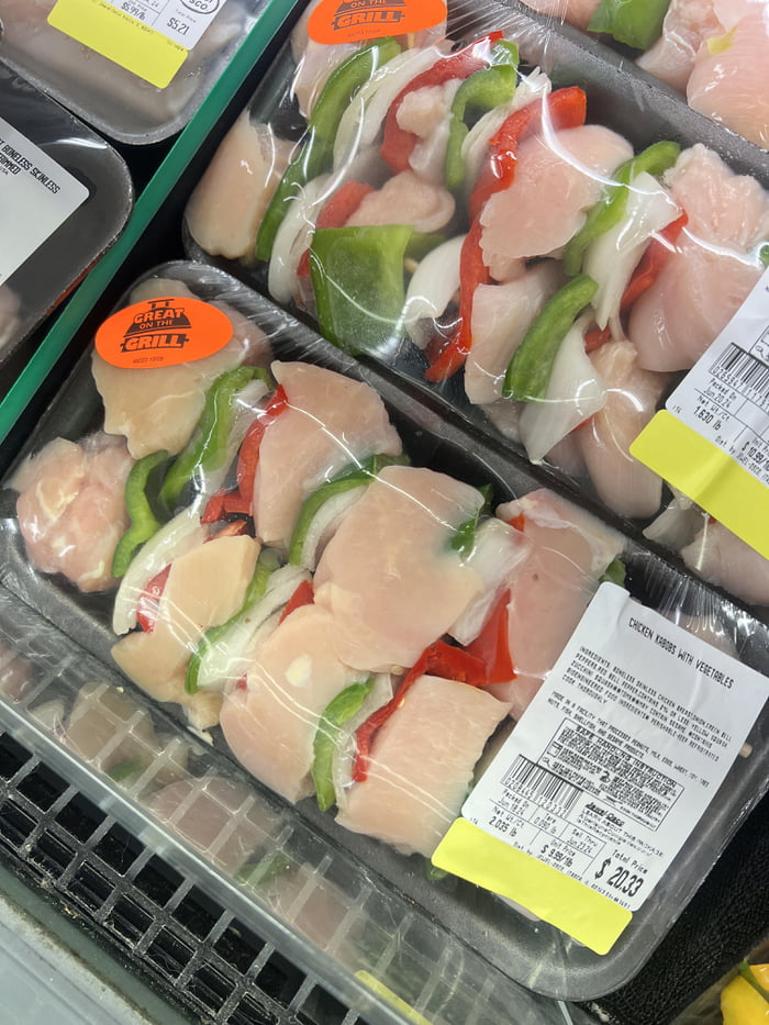 Is $20.33 way overpriced for two chicken kabobs? - 9GAG
