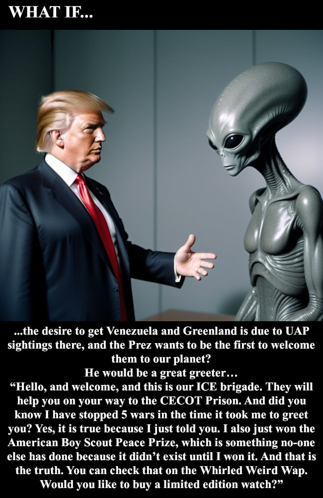 But does that alien like red ties? - 9GAG