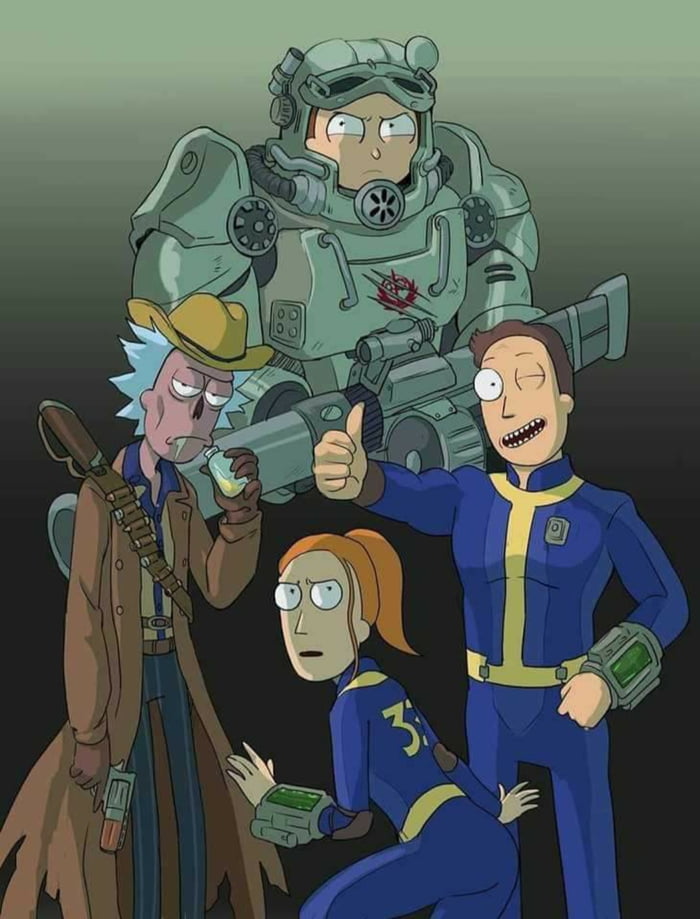 Fallout. Rick and Morty Edition. - 9GAG