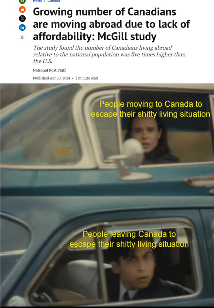 The great Canadian replacement - 9GAG
